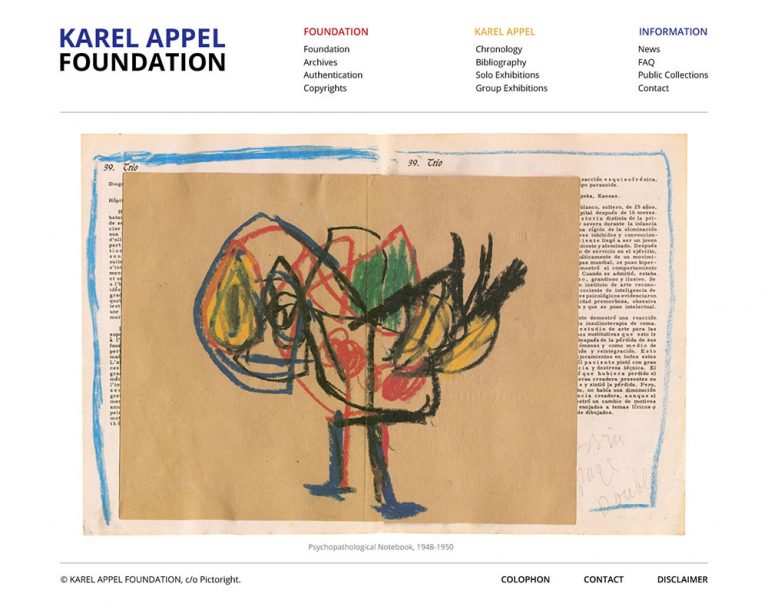 Bureau Robin » Karel Appel Foundation